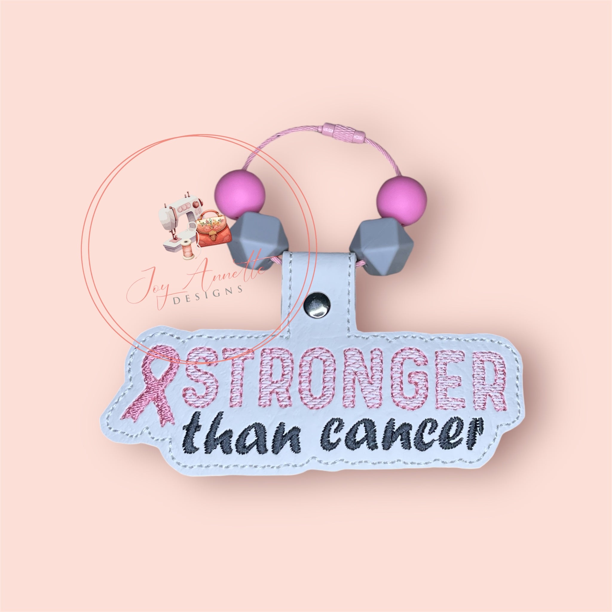 Stronger Than Cancer Snap Tab – JoyAnnetteDesigns