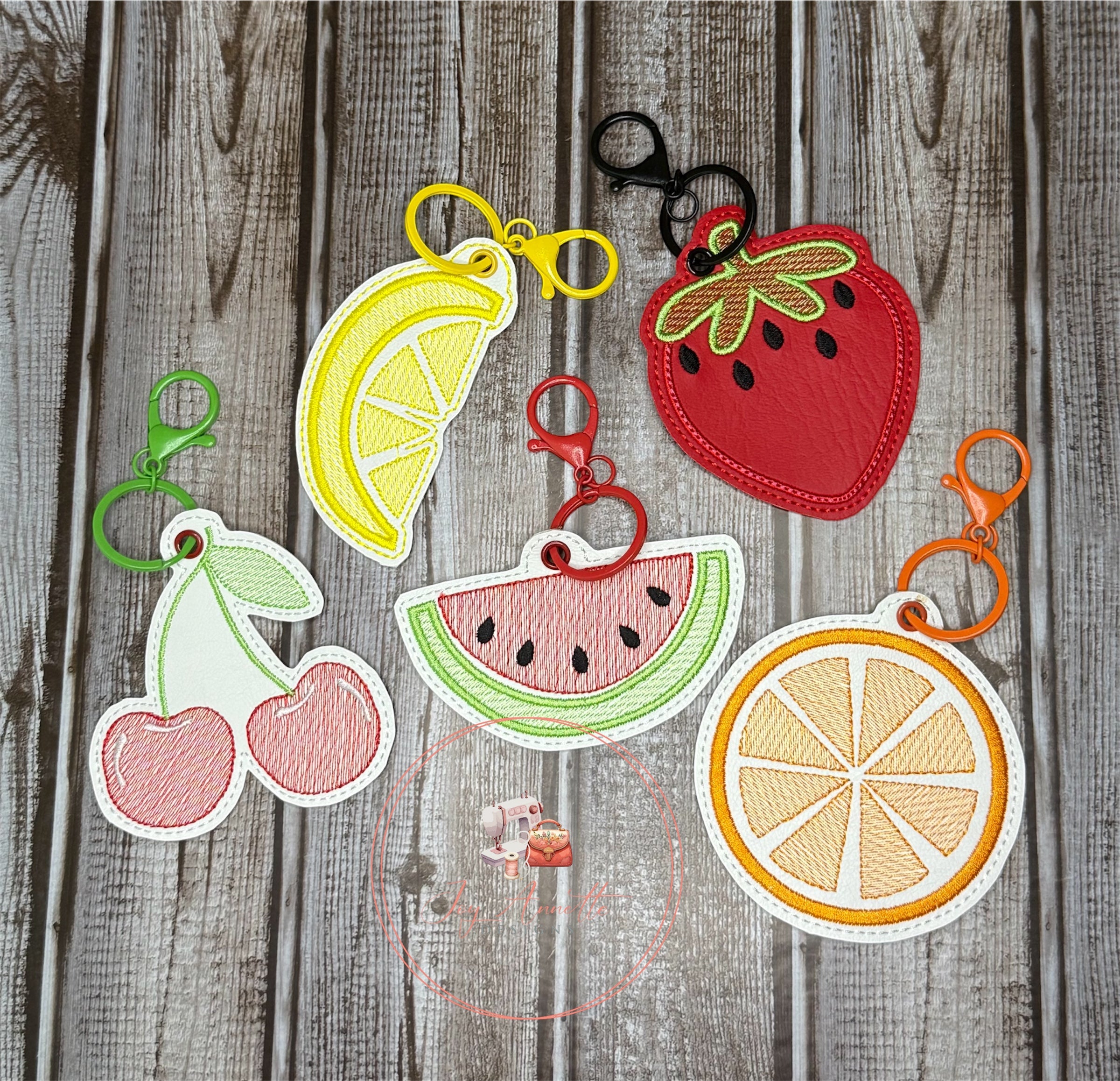 Fruit Fun Bag Tags or Charms – JoyAnnetteDesigns